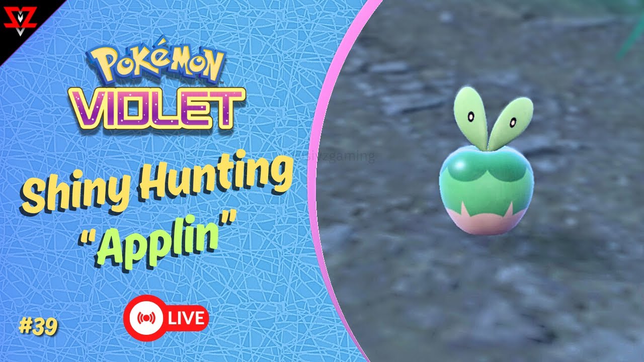 Shiny Hunting Applin #39 | Pokemon Scarlet and Violet - YouTube