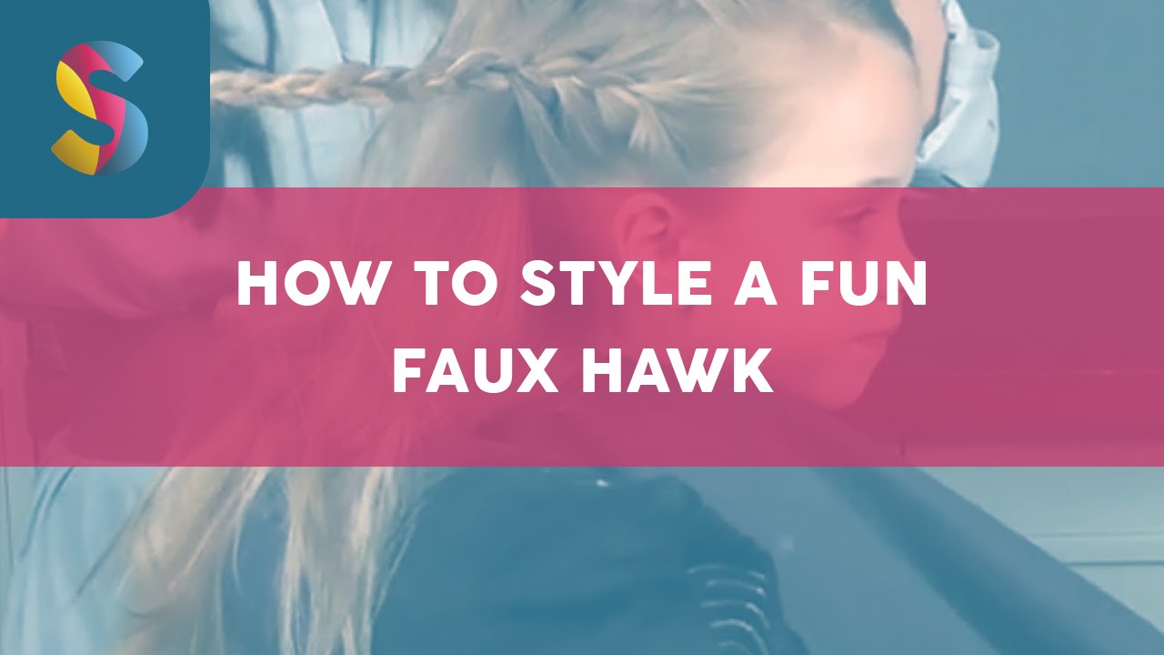 How to Style a Fun Faux Hawk - YouTube