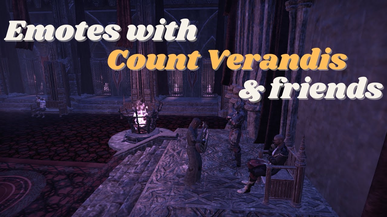 Emotes showcase with Count Verandis Ravenwatch - YouTube