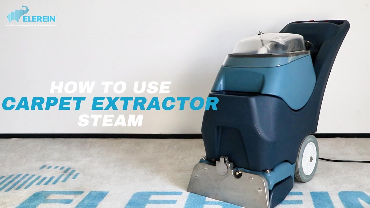 BISON TIPS How to use Four-in-One Steam Suction Carpet Cleaning Machine ...