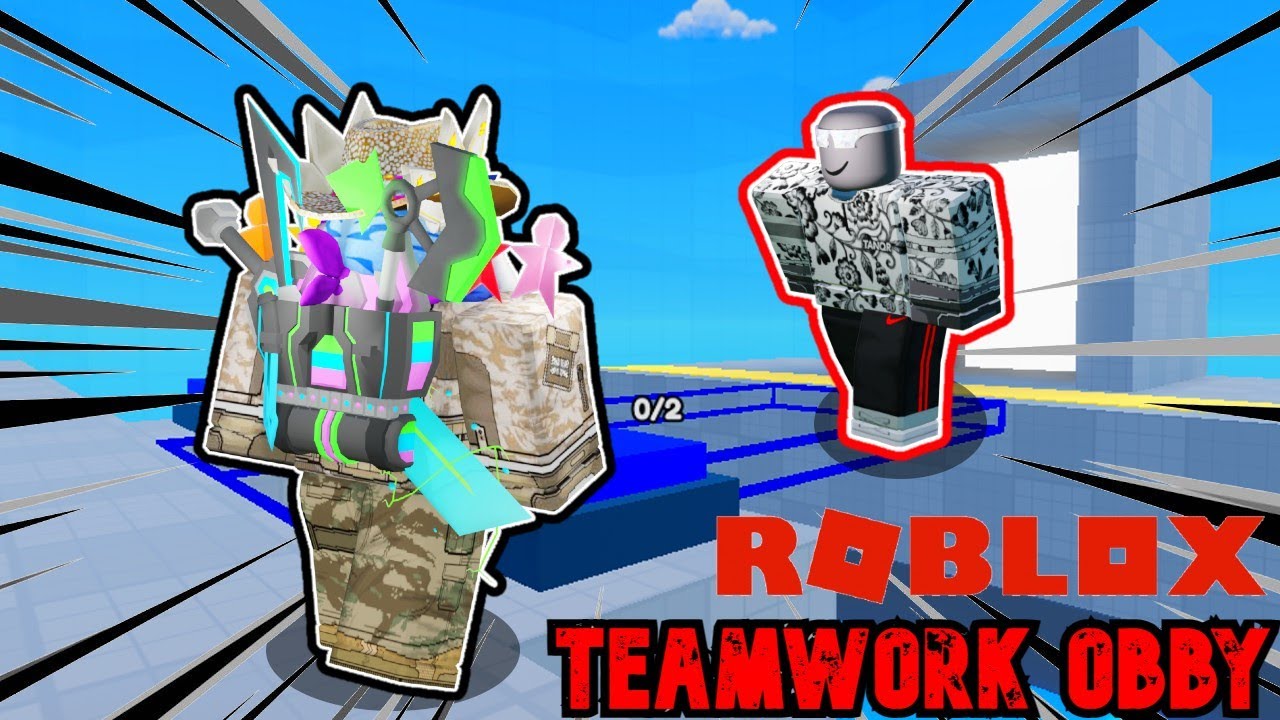 ULTIMATE TEAMWORK IN ROBLOX TEAMWORK PUZZLES 2 Game (Obby)! - YouTube