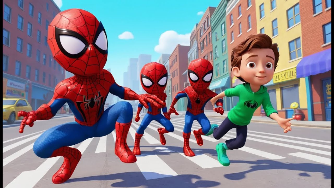 Spider Man Lost His Sticky Shoes 🕷️👟 | Funny and Cute Kids Animated ...