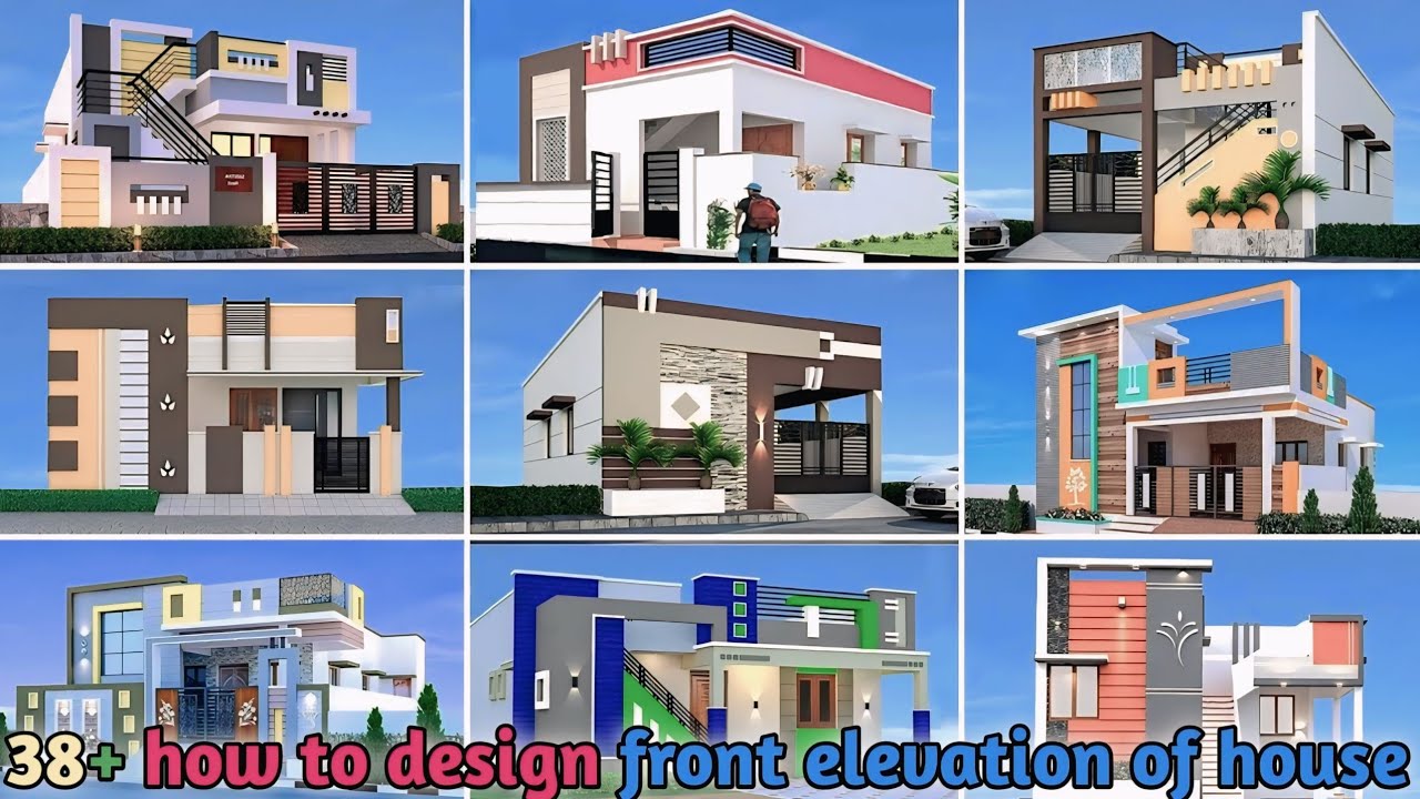 how to design front elevation of house 2025 @plasterwork96 house md ...