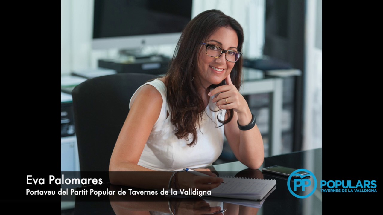 Eva Palomares, portaveu PP Tavernes. Problemes nova mini redona - YouTube