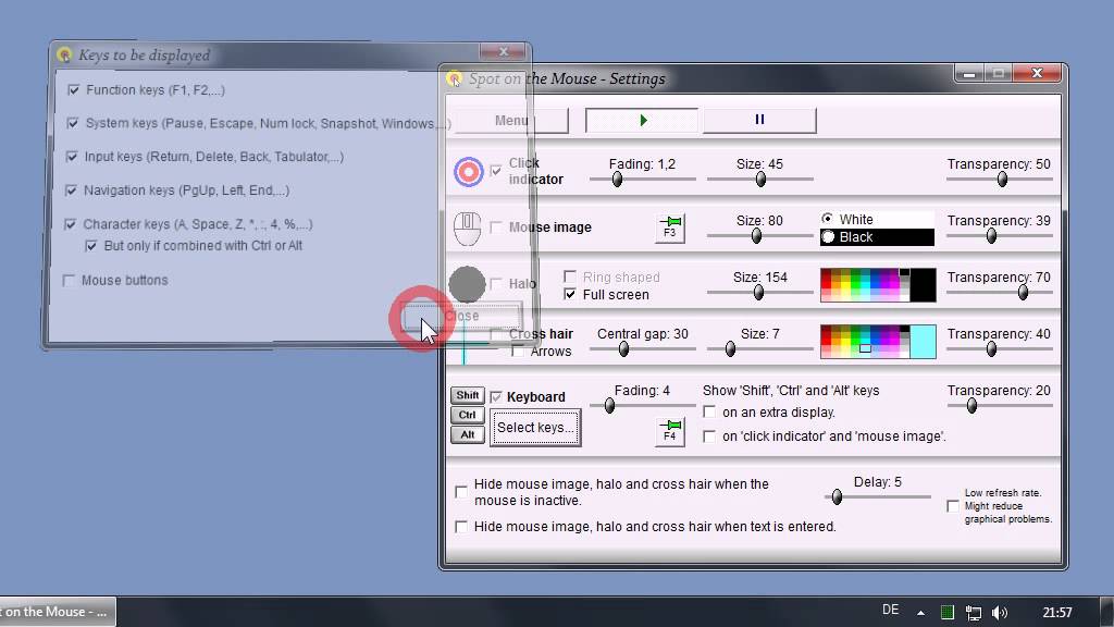 Spot on the Mouse - tutorial - YouTube