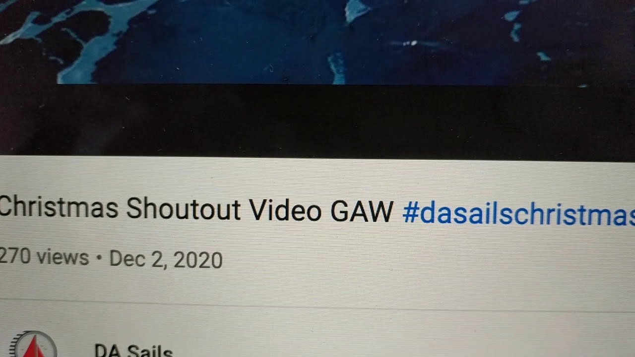 DA SAILS #DASAILSCHRISTMAS - YouTube