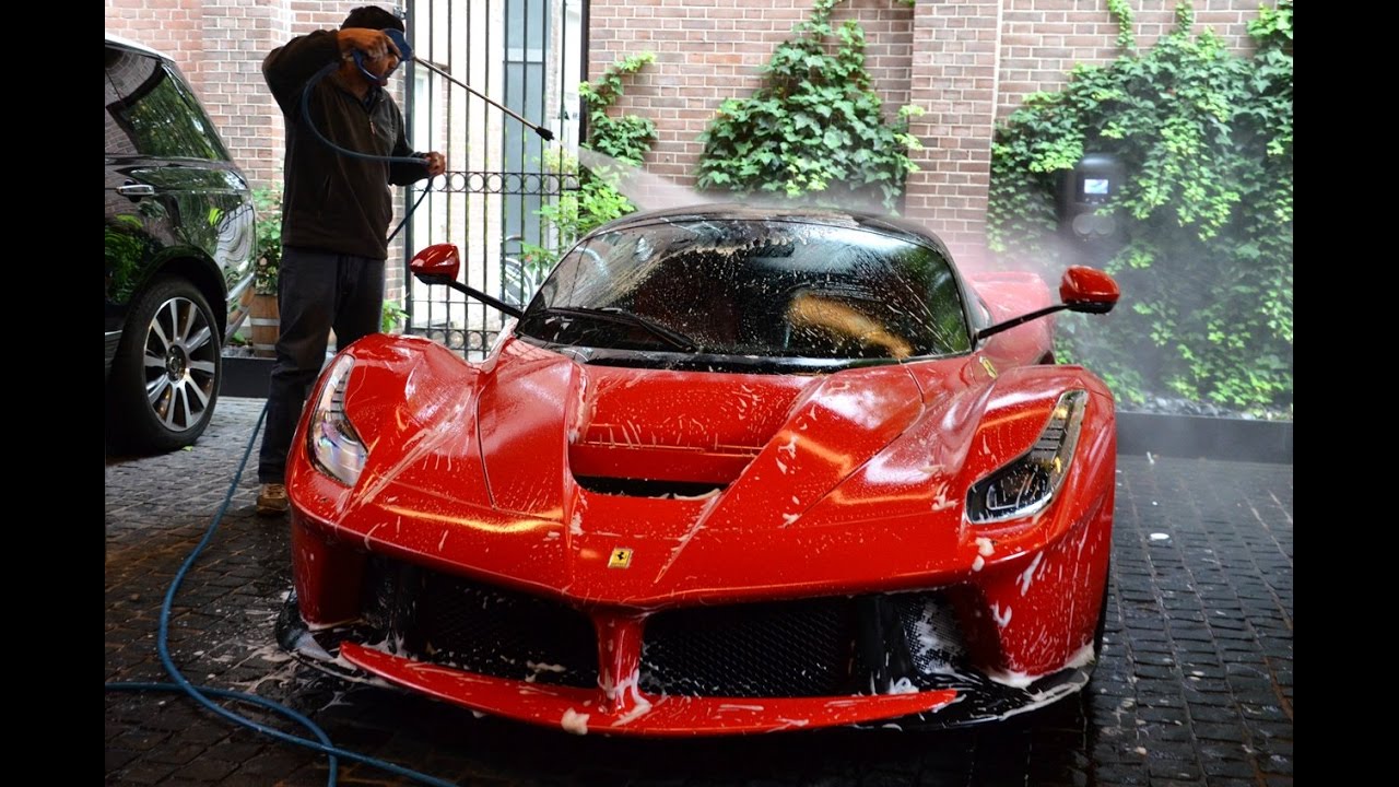 How to clean a LaFerrari? - YouTube