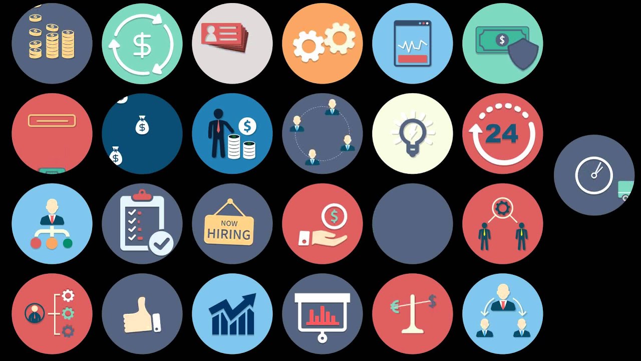 25 Business Animated Icons 1 - YouTube