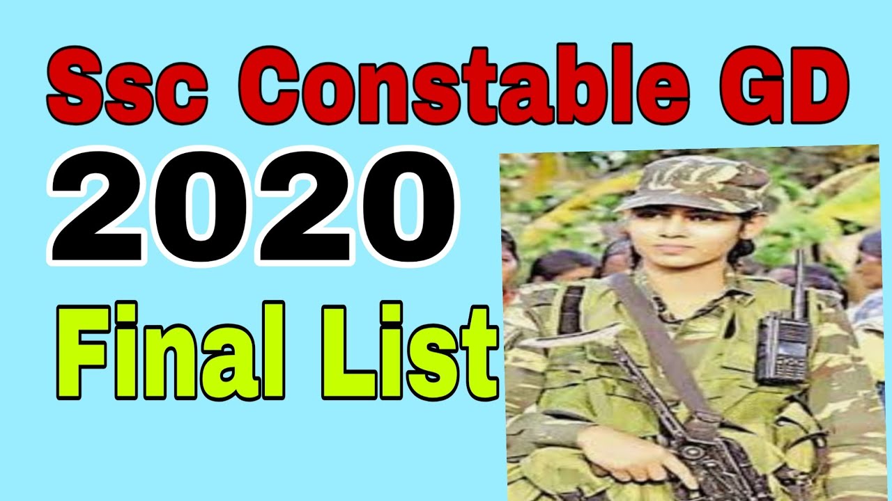 Ssc Constable GD 2020 Cutoff Final Merit List YouTube ssc-constable-gd-2020-cutoff-final-merit-list-youtube