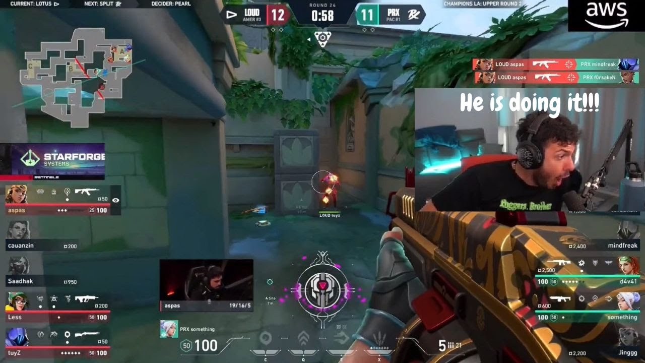 Tarik react PRX something solo defend site with judge and shorty to ...