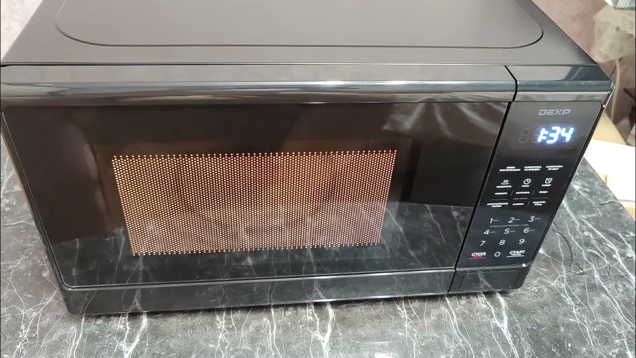 Шум работающей микроволновой печи DEXP ES 70 - YouTube