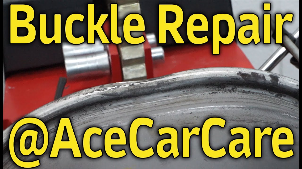 Buckled Alloy Wheel Repair In Action | Ace Car Care Shrewsbury - YouTube