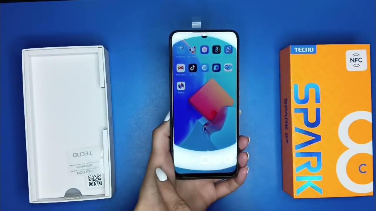 Смартфон TECNO Spark 8c (KG5N) 4Gb 64GB черный - YouTube