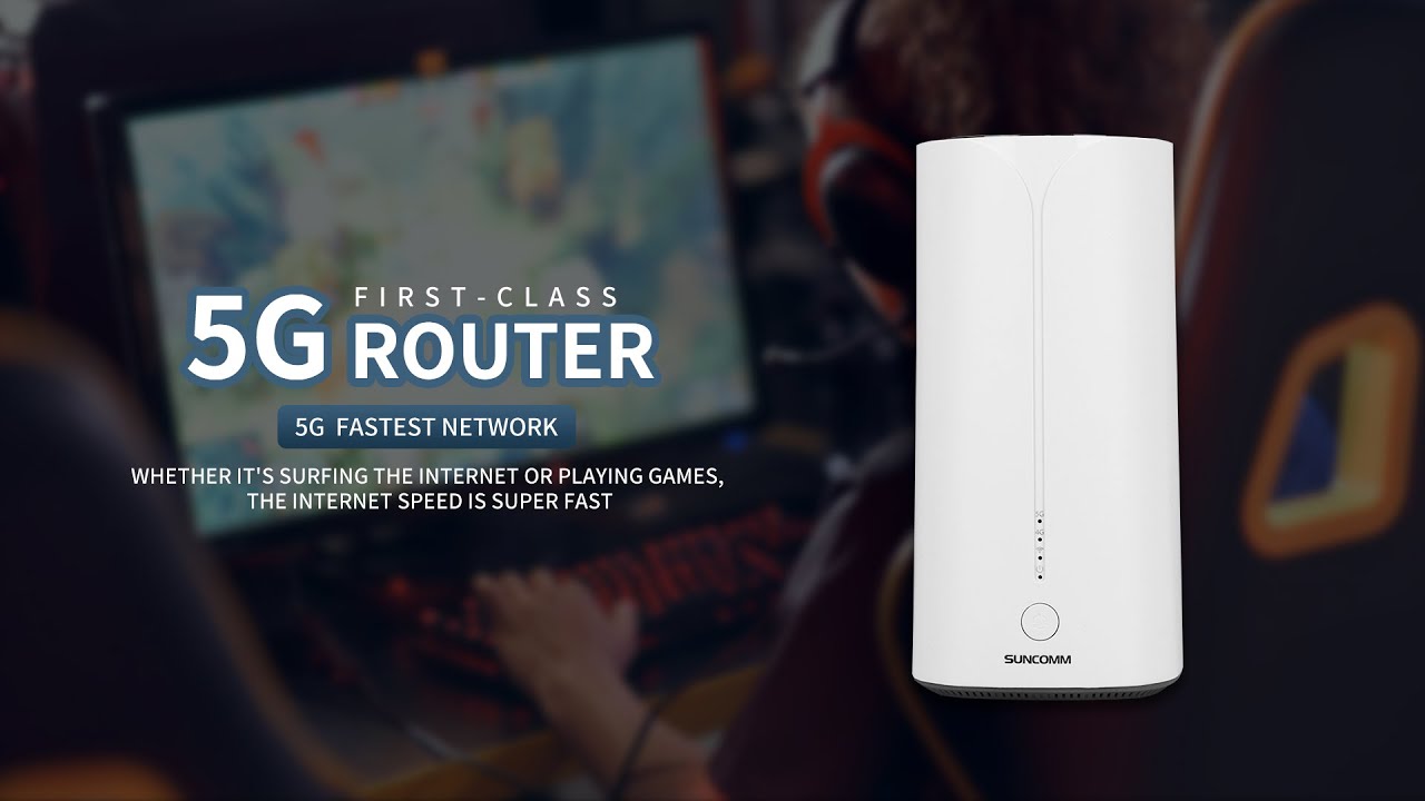 SUNCOMM S2 5G CPE router wifi6 X55/X62 + MTK home internet - YouTube