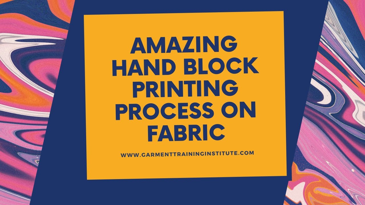 Amazing Hand Block Printing Process On Fabric YouTube amazing-hand-block-printing-process-on-fabric-youtube