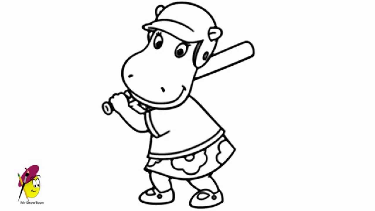 Tasha The Backyardigans How to draw Backyardigans Tasha - YouTube