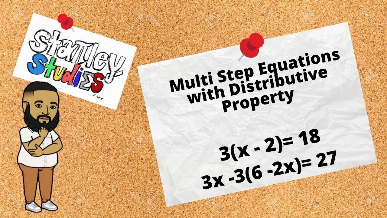 Multi step Equations Notes (Distributive Property) - YouTube