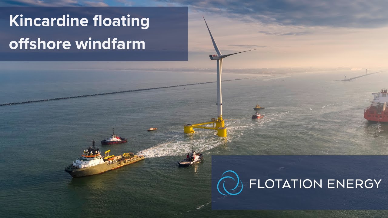 Flotation Energy | Kincardine floating offshore windfarm - tow out ...