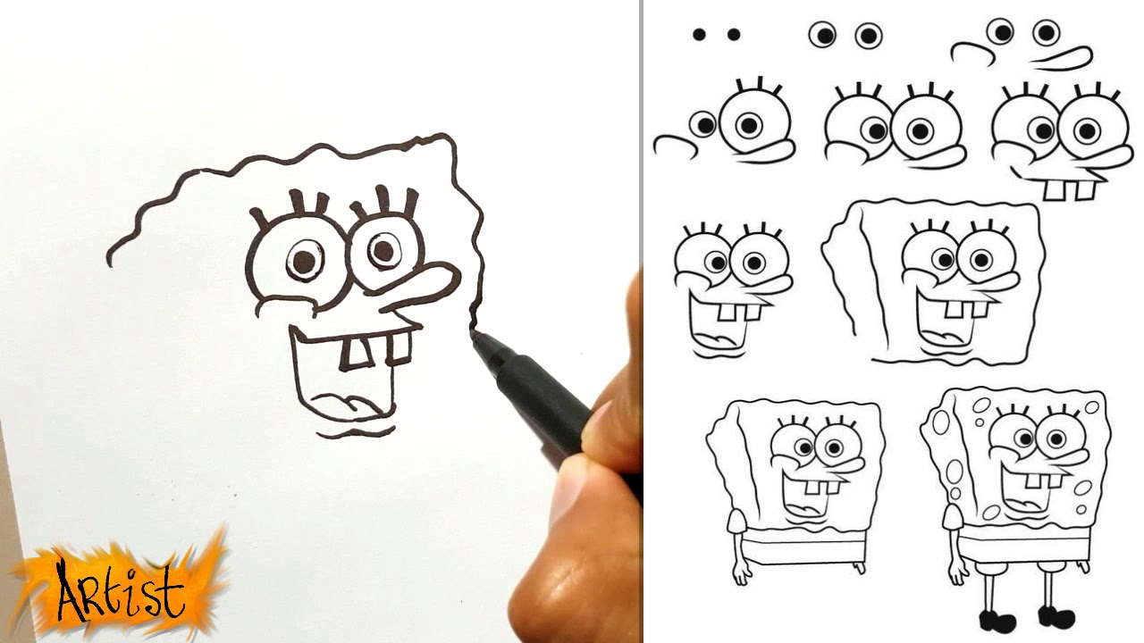 Como Dibujar A Bob Esponja Paso A Paso Reverasite Porn Sex Picture