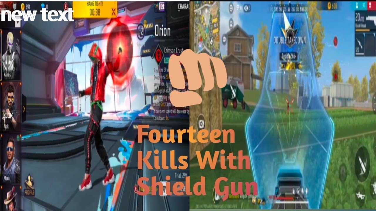 Maine Kar Dikhaya/Fourteen Kills With Shield Gun 👍||FREE FIRE MAX 🔥 ...