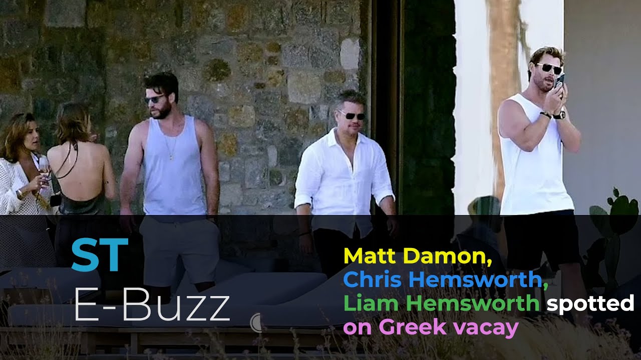 Matt Damon, Chris Hemsworth, Liam Hemsworth spotted on Greek vacay ...