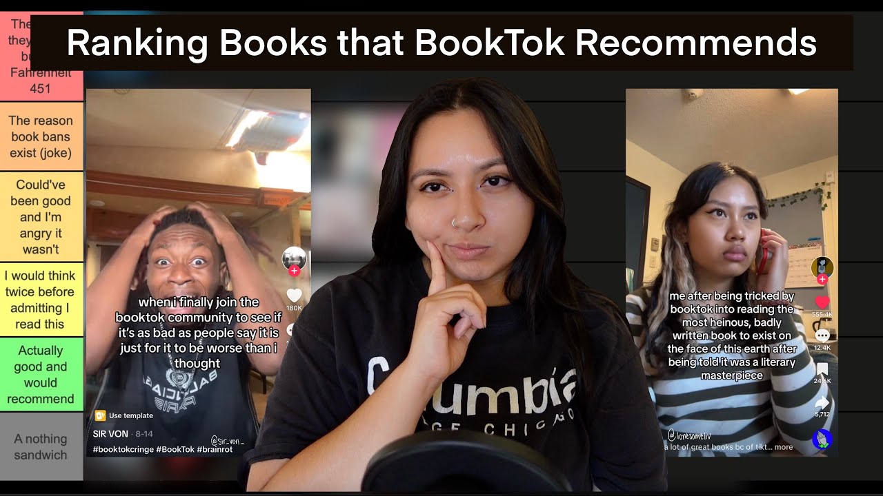 Ranking Booktok Brainrot: All the books I’ve read from booktok and if ...