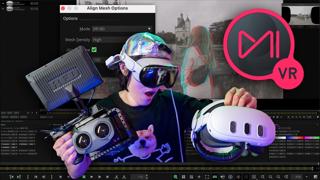 1-Click Fix for VR180 3D Alignment | Mistika VR Mesh Workflow for Meta ...