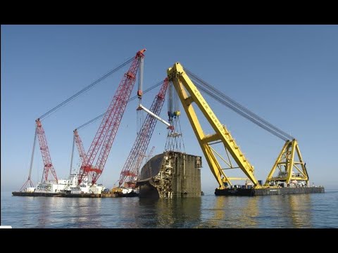 Salvage of sunken car carrier Tricolor