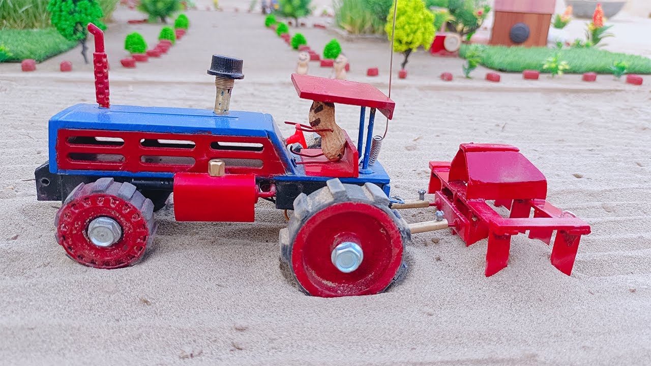 diy tractor cultivator agriculture machine science project | @Mini ...