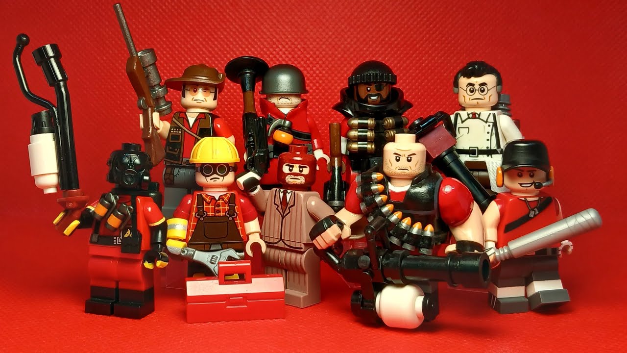 The ACTUAL Perfect Team Fortress 2 Custom Lego Minifigures! - YouTube