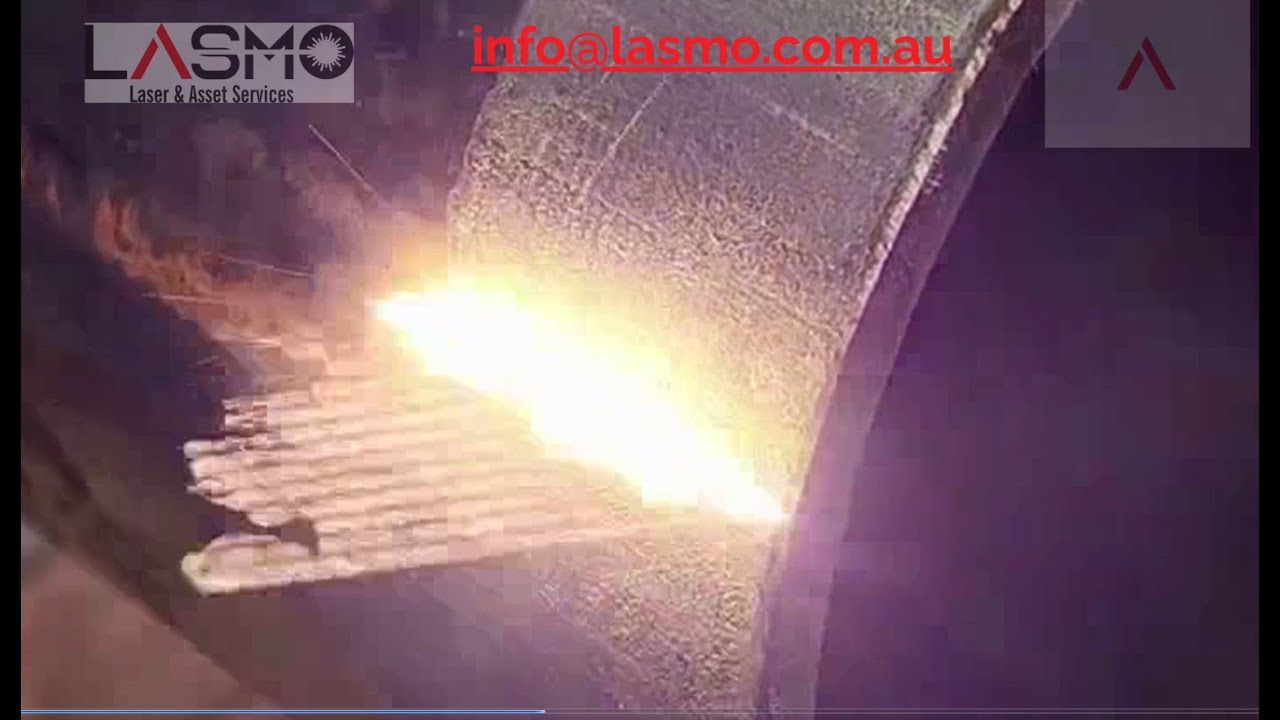 Laser cleaning training module - pipe and elbow - YouTube
