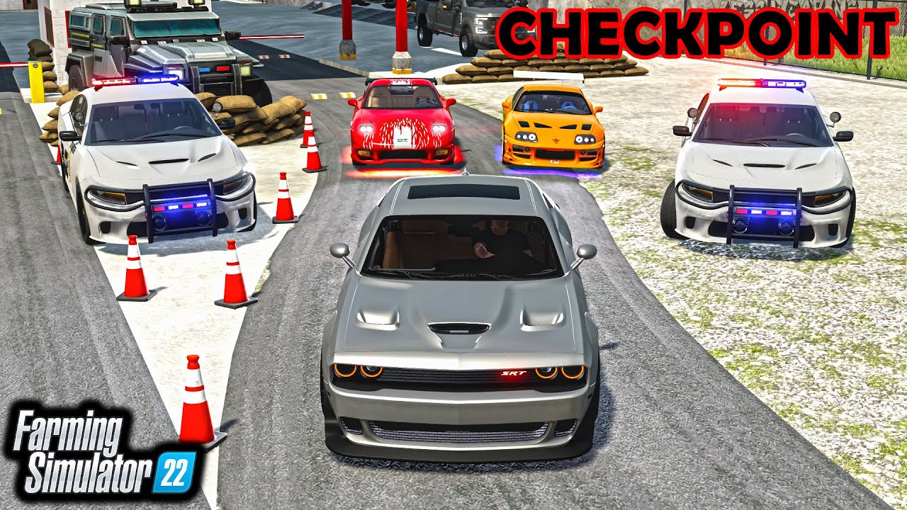 WE CAUGHT THE "FAST AND FURIOUS" SUSPECTS! (POLICE CHECKPOINT) | FS22 ...