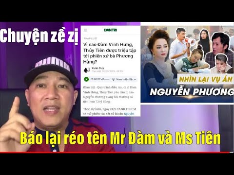 ls CEO Nguyễn Phương Hằng Mr Đàm và Ms Tiên lên báo Dân Trí|tin mới nhất - YouTube