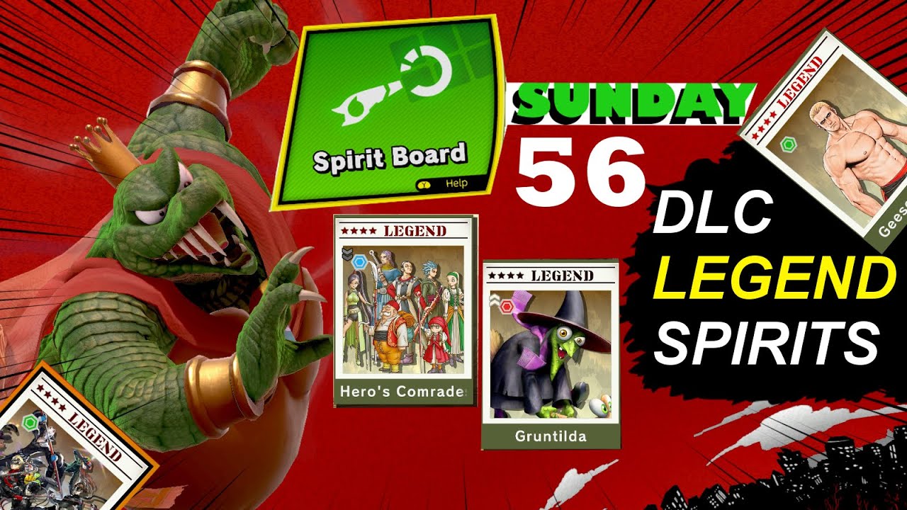 Spirit Board Sunday #56 | ALL DLC LEGEND SPIRIT Battles | Smash Bros ...