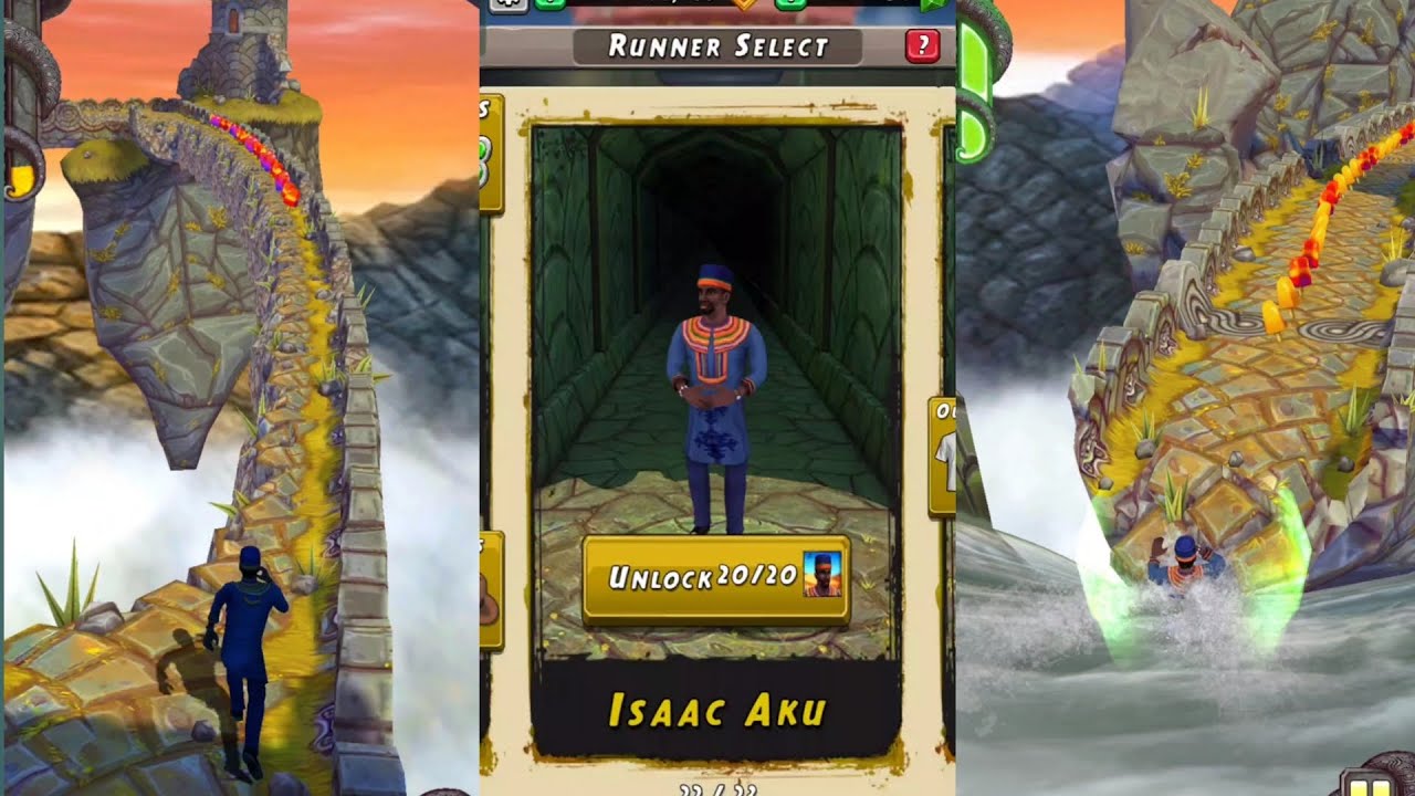Temple run 2 game play with New runner unlock 🔓🔓 - YouTube
