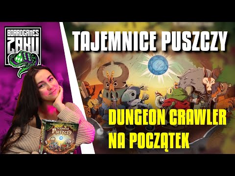 Tajemnice Puszczy - GRY RODZINNE Z MERY - Dungeon Crawler dla dzieci | ZASADY | OPINIA