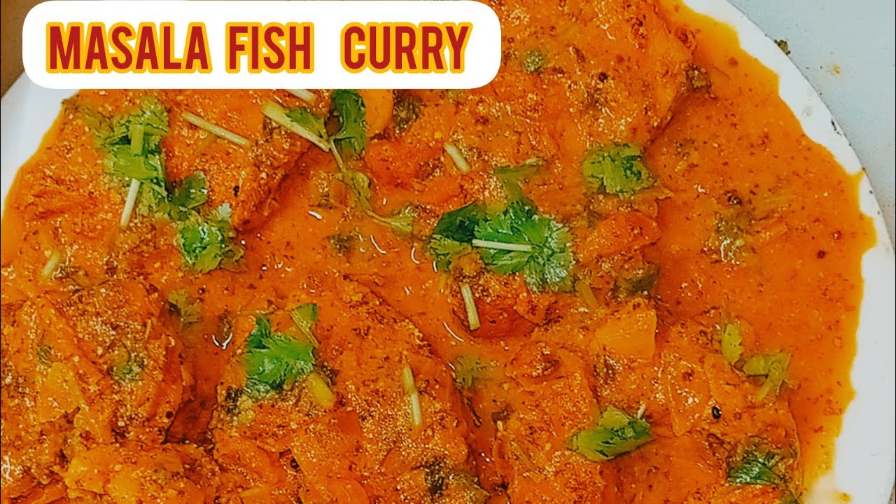MASALA FISH CURRY RECIPE/. fish masala Curry/easy masala fish curry ...