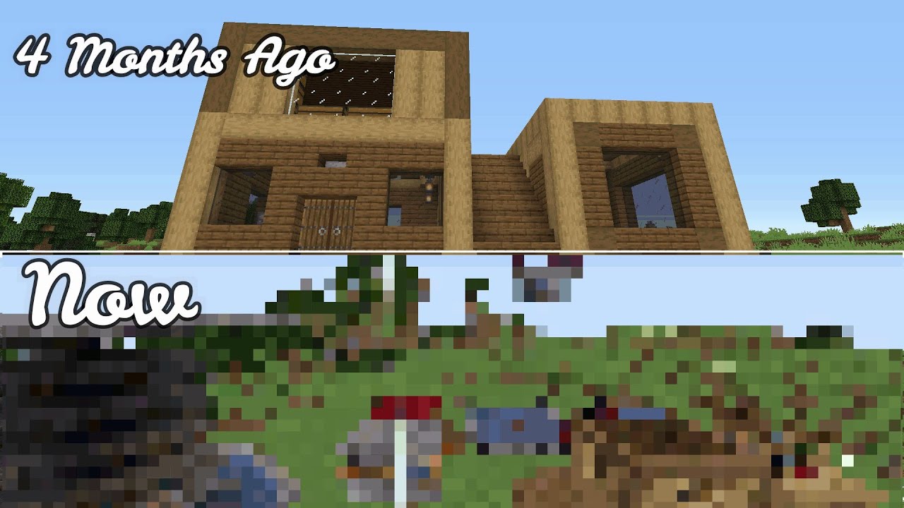 My Minecraft World's 4 Months of progress 😮😮 | My Minecraft World Tour ...