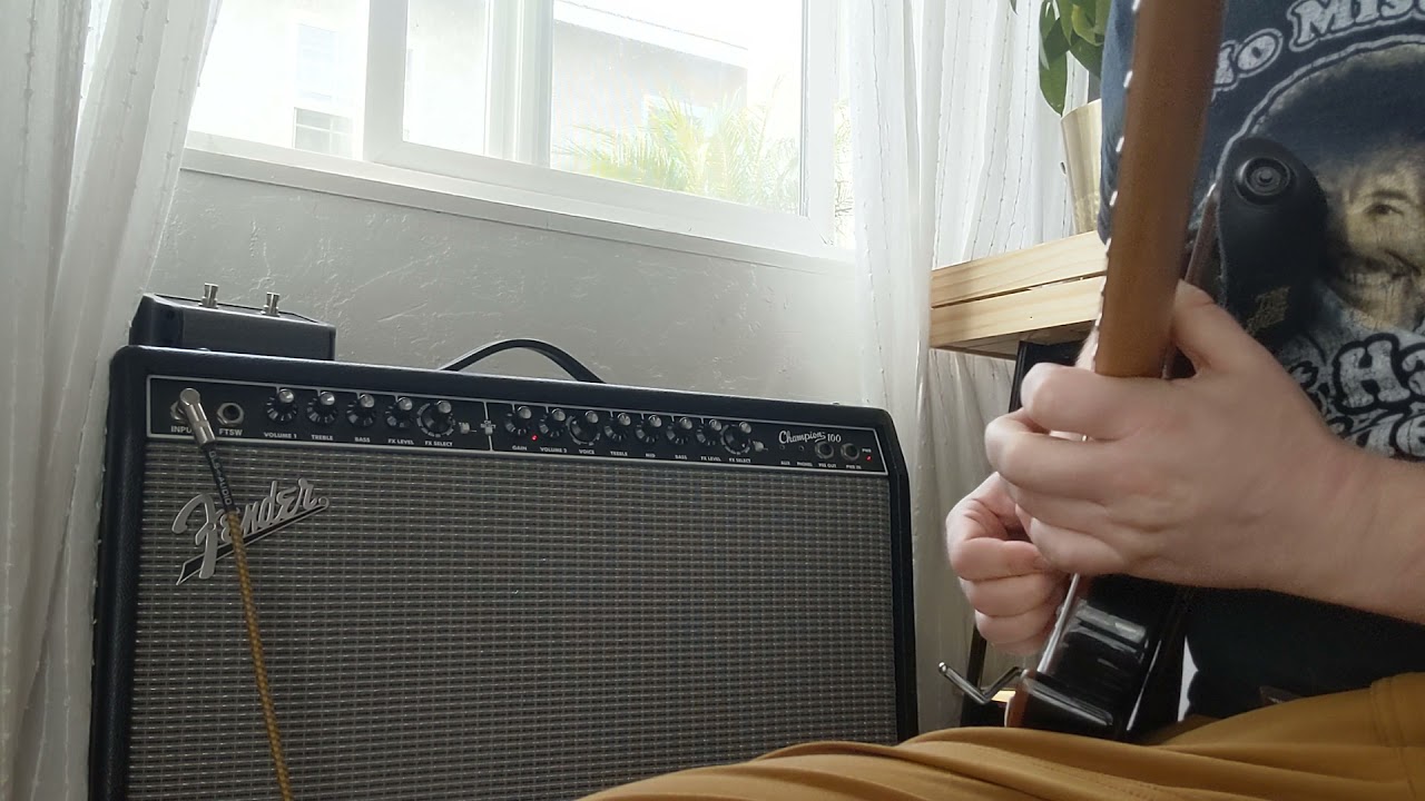 Fender Champion 100 Electric Guitar Amp DEMO - YouTube