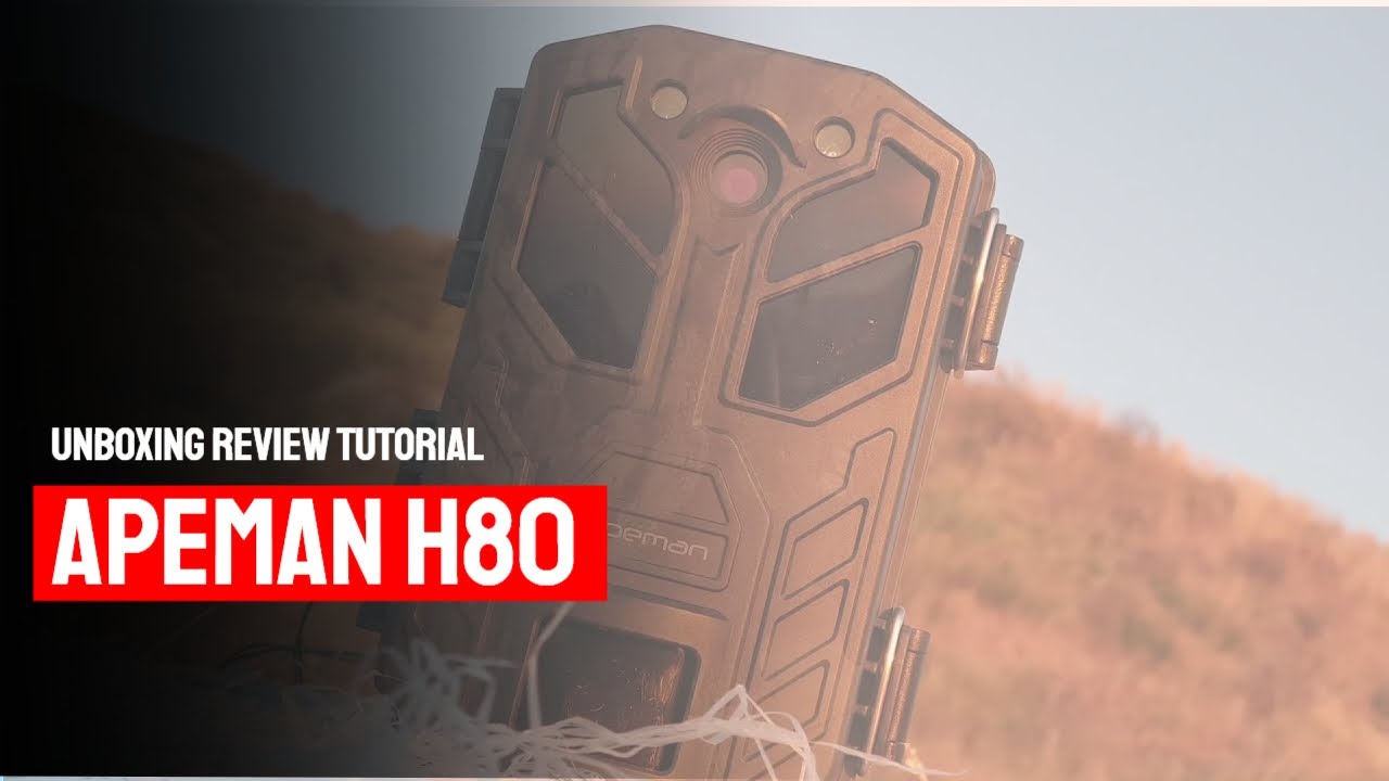Unboxing review tutorial apeman h80 - 4k trail camera - YouTube
