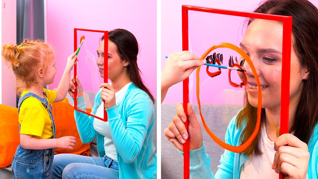 TEACH YOUR KID TO DRAW! Awesome Hacks To Improve Creativity - YouTube