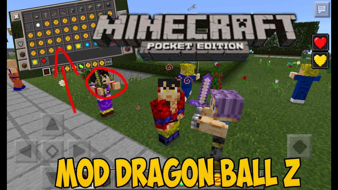 Mod Dragon Ball Z Mods para Minecraft pocket Edition 0.15.4 - YouTube