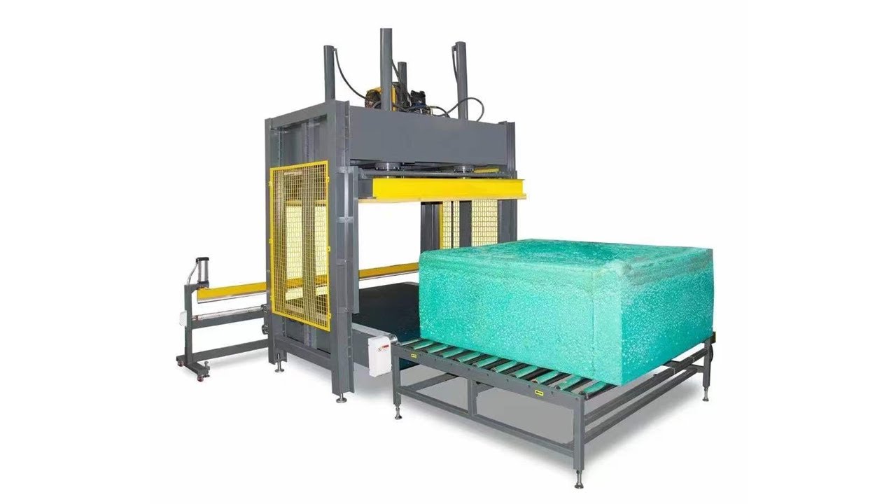 JK-C3 Foam Compression/Press Machine - YouTube