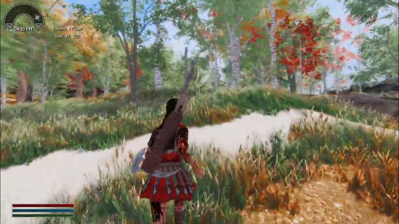 The Elder Scrolls V Skyrim( Community Shader + Reshade ) Performance Friendly Gameplay - YouTube