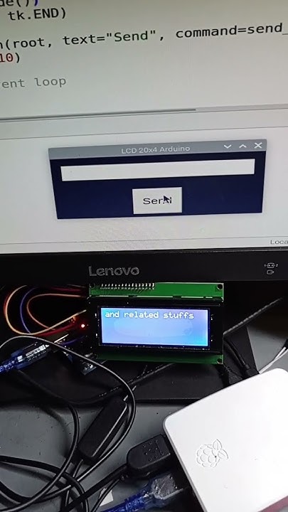 Sending Text To Display From Python Tkinter To Arduino Lcd Arduino Pipico Esp8266 Iot Youtube 