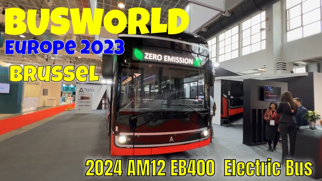 2024 AM12 EB400 Electric Bus - interior and Exterior - Busworld Europe ...