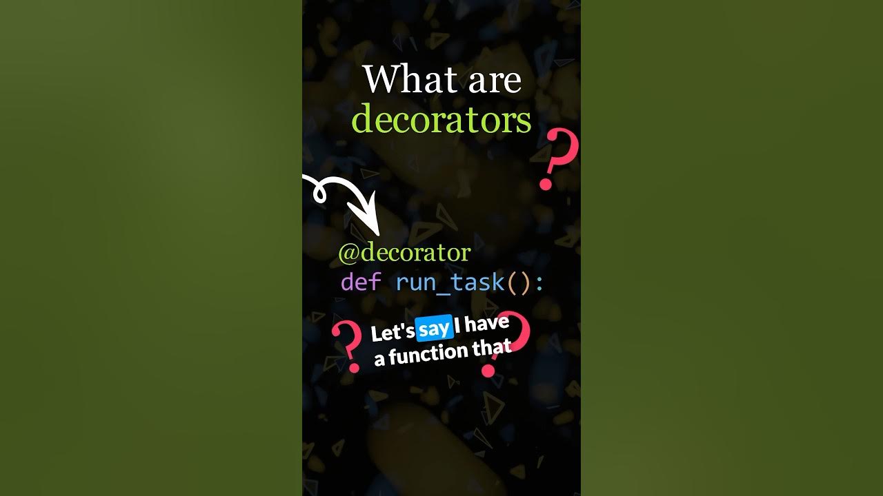 Python Decorators Explained - YouTube