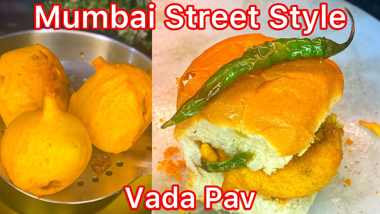 Mumbai Street Food | Vada Pav Recipe | How to Make Vada Pav | Best Vada ...