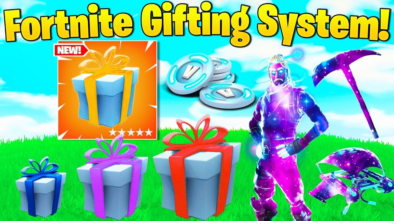 Finally...The NEW Gifting System in Fortnite! (Gameplay and Different ...