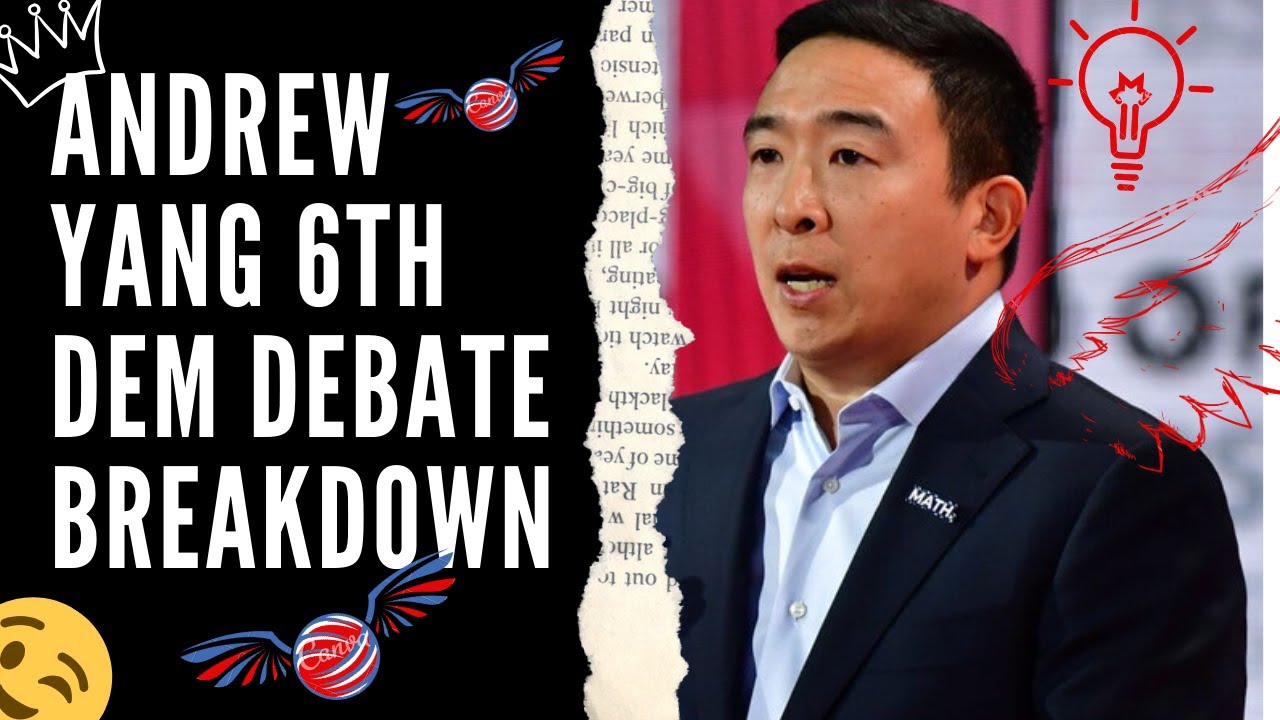 ANDREW YANG | DECEMBER DEM DEBATE BREAKDOWN - YouTube